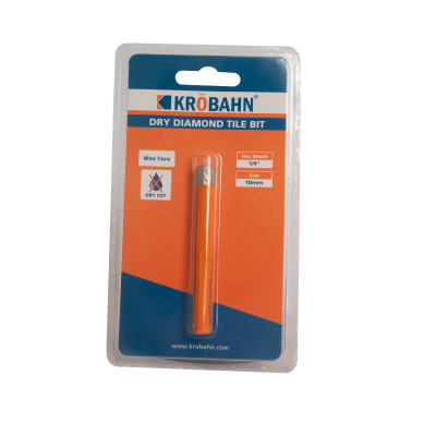 DRY DIAMOND TILE BIT - 10mm x 80mm